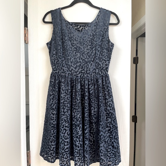 Zara | Dresses | Zara Cocktail Dress Medium Dark Blue Velvet | Poshmark